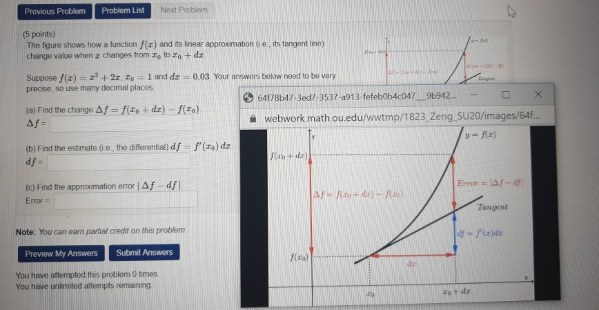 Solved Previous Problem Problem List Next Problem - A - (5 | Chegg.com