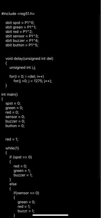 Solved \#include reg 51.h> | Chegg.com