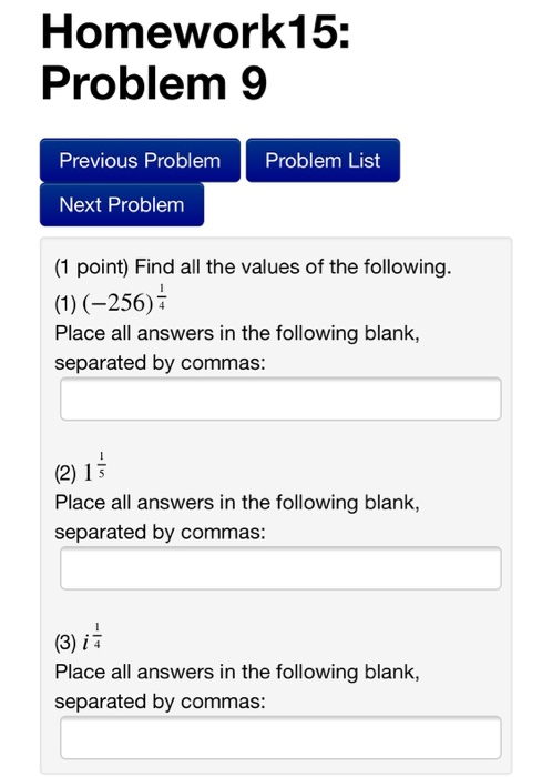 Solved Homework15 Problem 9 Previous Problem Problem List