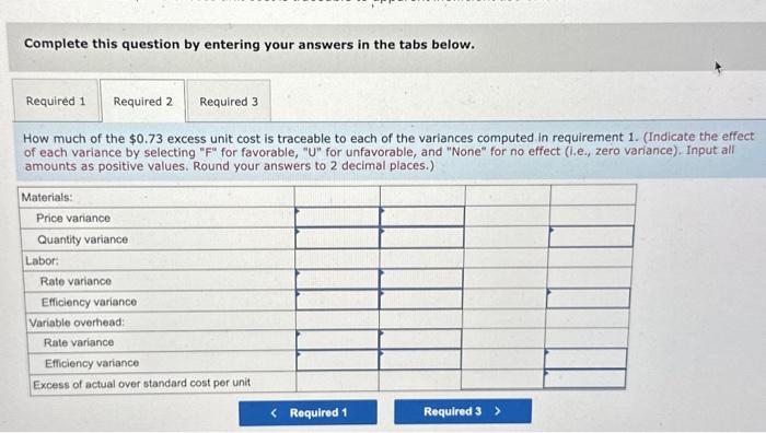 Solved Problem 10-13 (Algo) Basic Variance Analysis; the | Chegg.com