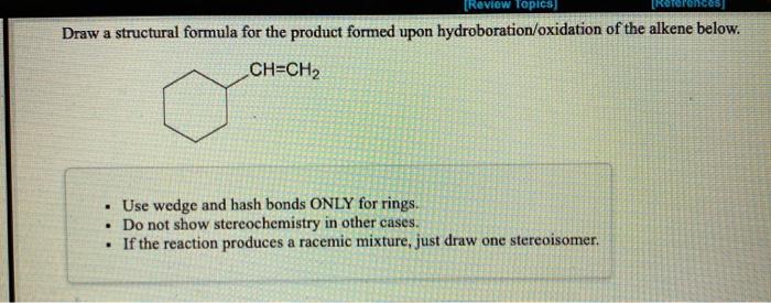 Solved [Review Topics COS Draw a structural formula for the | Chegg.com