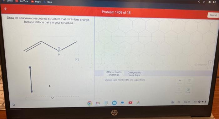 Solved Draw an equivalent resonance structure that | Chegg.com