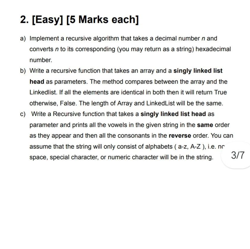 Solved Complete the following problem using concepts of | Chegg.com