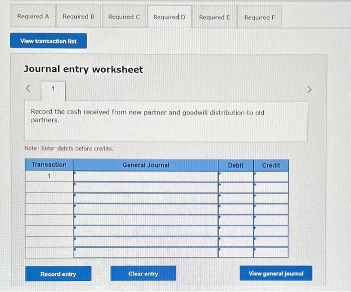 Solved Journal entry worksheet 1 Record the cash received | Chegg.com