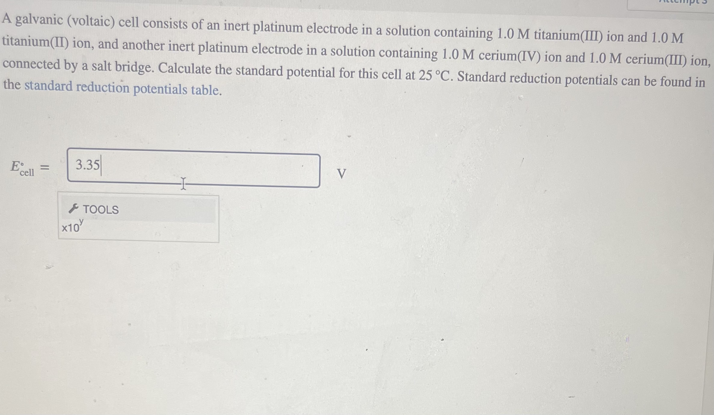 Solved A galvanic (voltaic) ﻿cell consists of an inert | Chegg.com