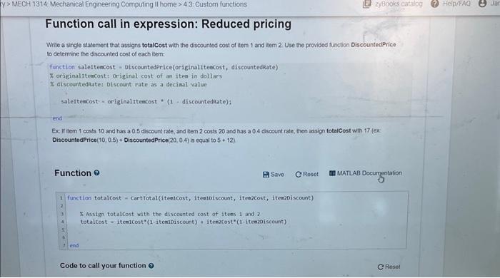 Solved Function call in expression: Reduced pricing Write a | Chegg.com Solved Function call in expression: Reduced pricing Write a | Chegg.com