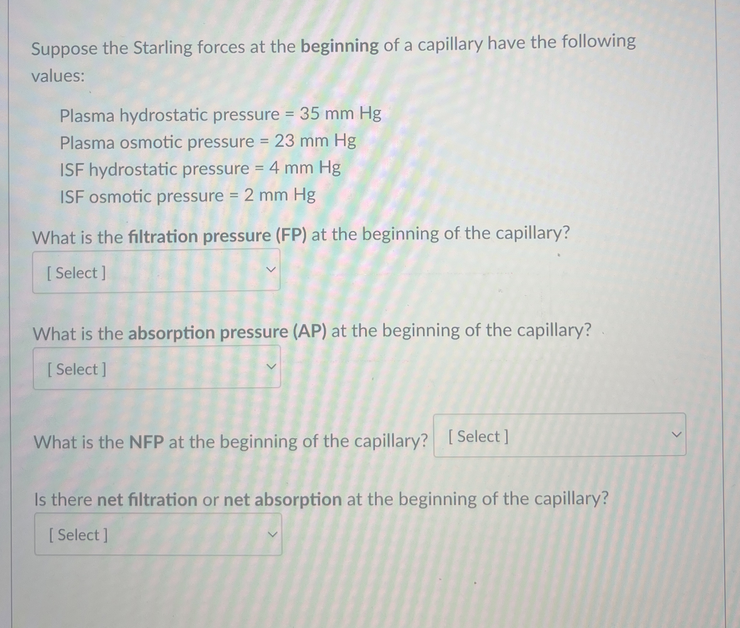 Solved Suppose the Starling forces at the beginning of a | Chegg.com