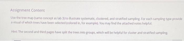 Solved Assignment Content Use the tree map (same concept as | Chegg.com