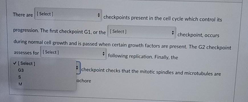 Solved There ar [Select ] four checkpoints present in the | Chegg.com