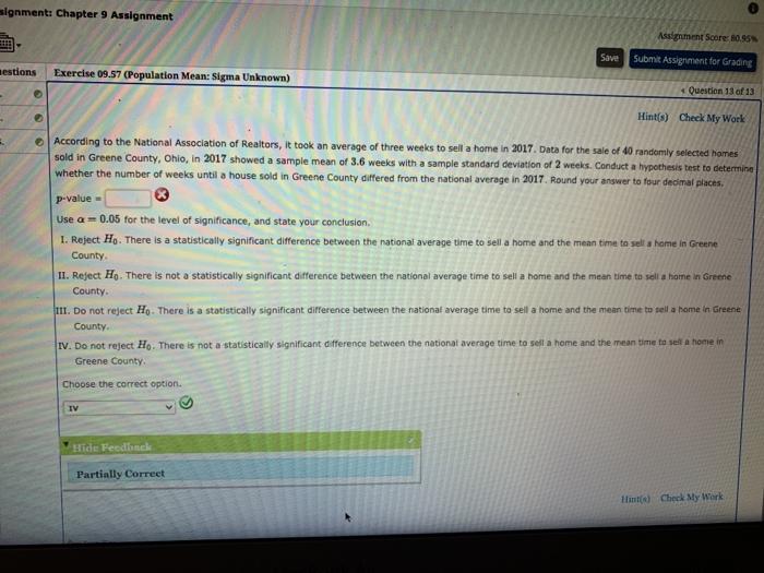 Solved signment: Chapter 9 Assignment Assignment Score: | Chegg.com