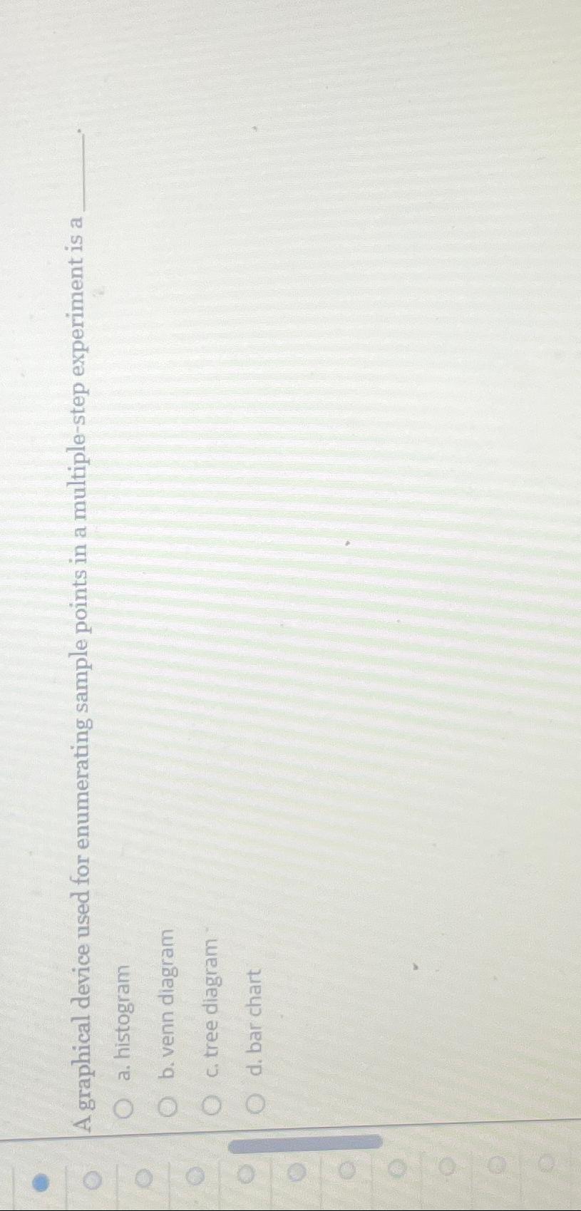 Solved A graphical device used for enumerating sample points | Chegg.com