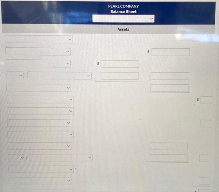 Solved The bookkeeper for Pearl Company has prepared the | Chegg.com