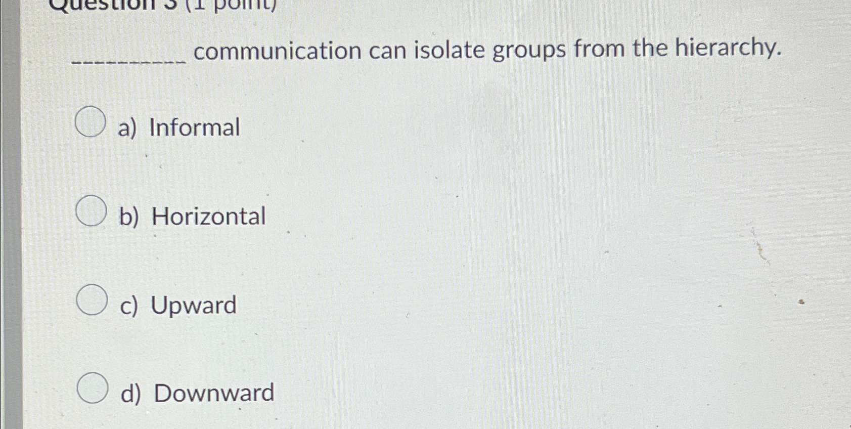 Solved communication can isolate groups from the | Chegg.com