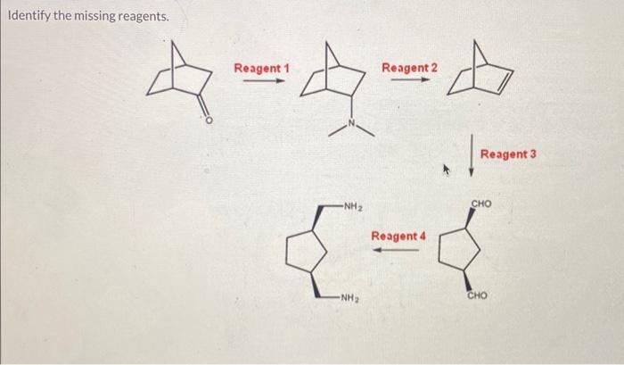 Solved Two stops 1 2 Choose from the list of reagents: a. | Chegg.com