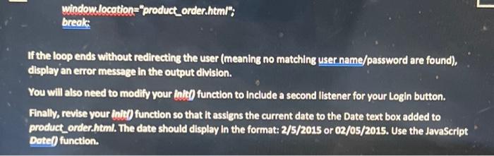 Solved Arrays and Objects Part: Create a web page | Chegg.com