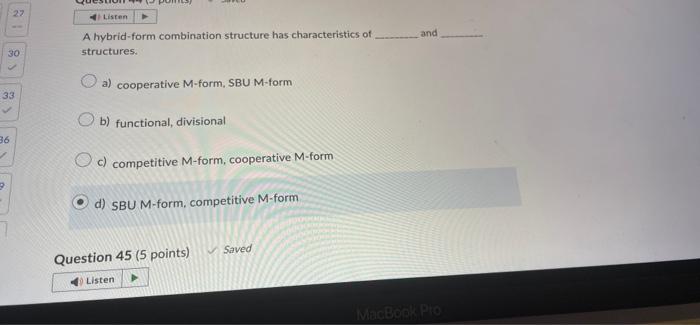 Solved Which of the following statements is TRUE about the | Chegg.com