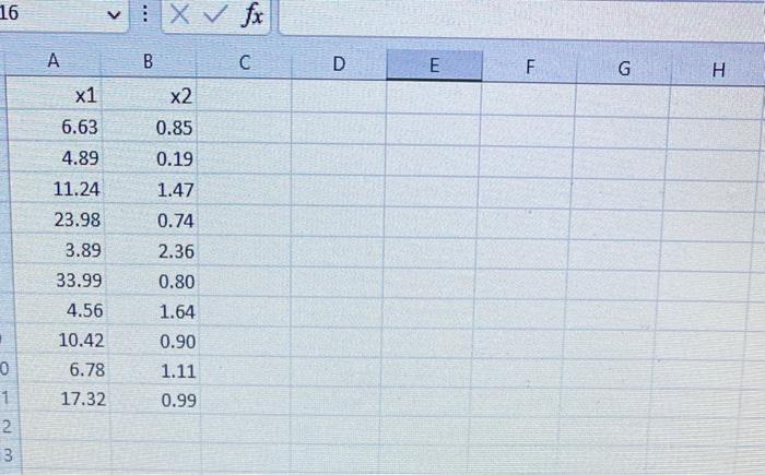 Solved The accompanying data file contains 10 observations | Chegg.com