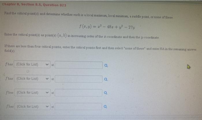 Solved Chapter Section 3. Ouestion 023 Find the entical | Chegg.com Solved Chapter Section 3. Ouestion 023 Find the entical | Chegg.com