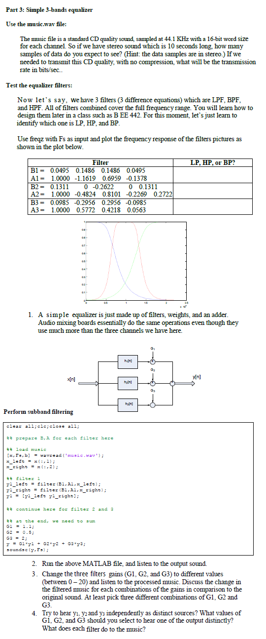 Solved by an EXPERT MATLAB support - ﻿step-by-step is needed:Use the | Chegg.com