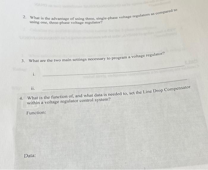 Solved 2. What is the advantage of using three, single-phase | Chegg.com