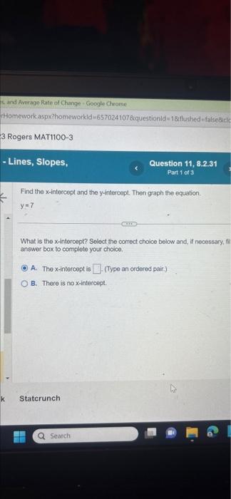 Solved es, and Average Rate of Change - Google Chrome | Chegg.com
