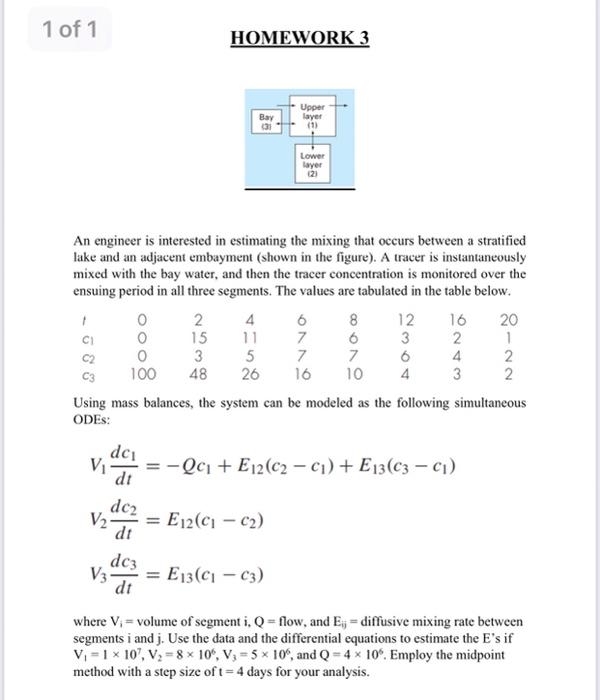 HOMEWORK 3 An engineer is interested in estimating | Chegg.com