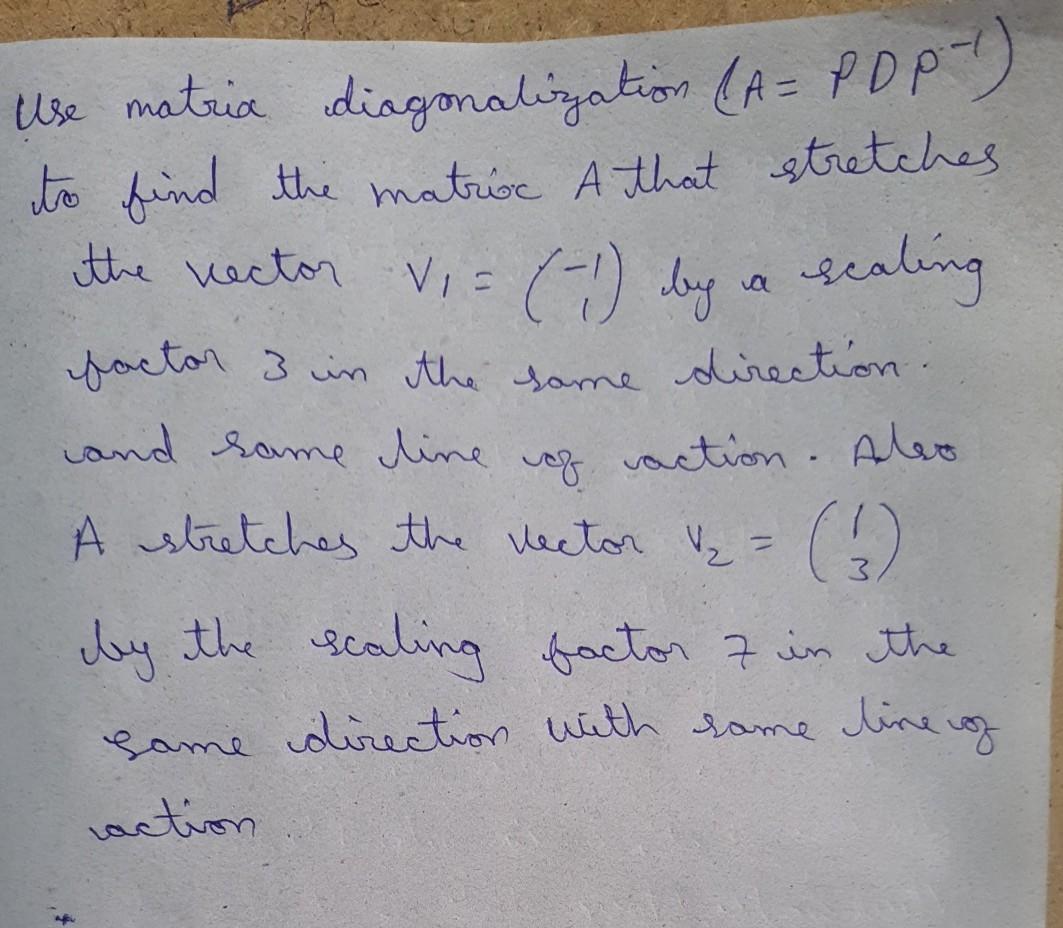 Solved use matrix diagonalization ( A=PDP^-1) to find the | Chegg.com