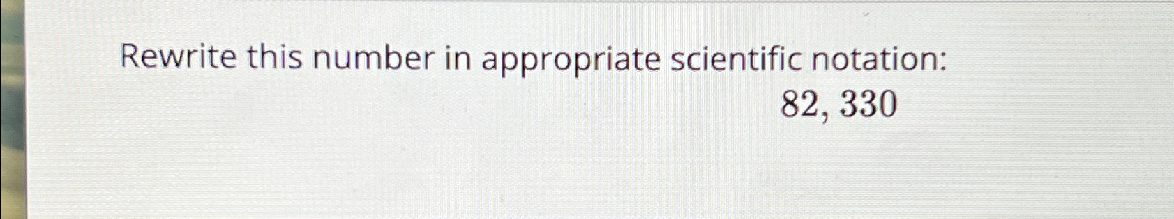 Solved Rewrite this number in appropriate scientific | Chegg.com