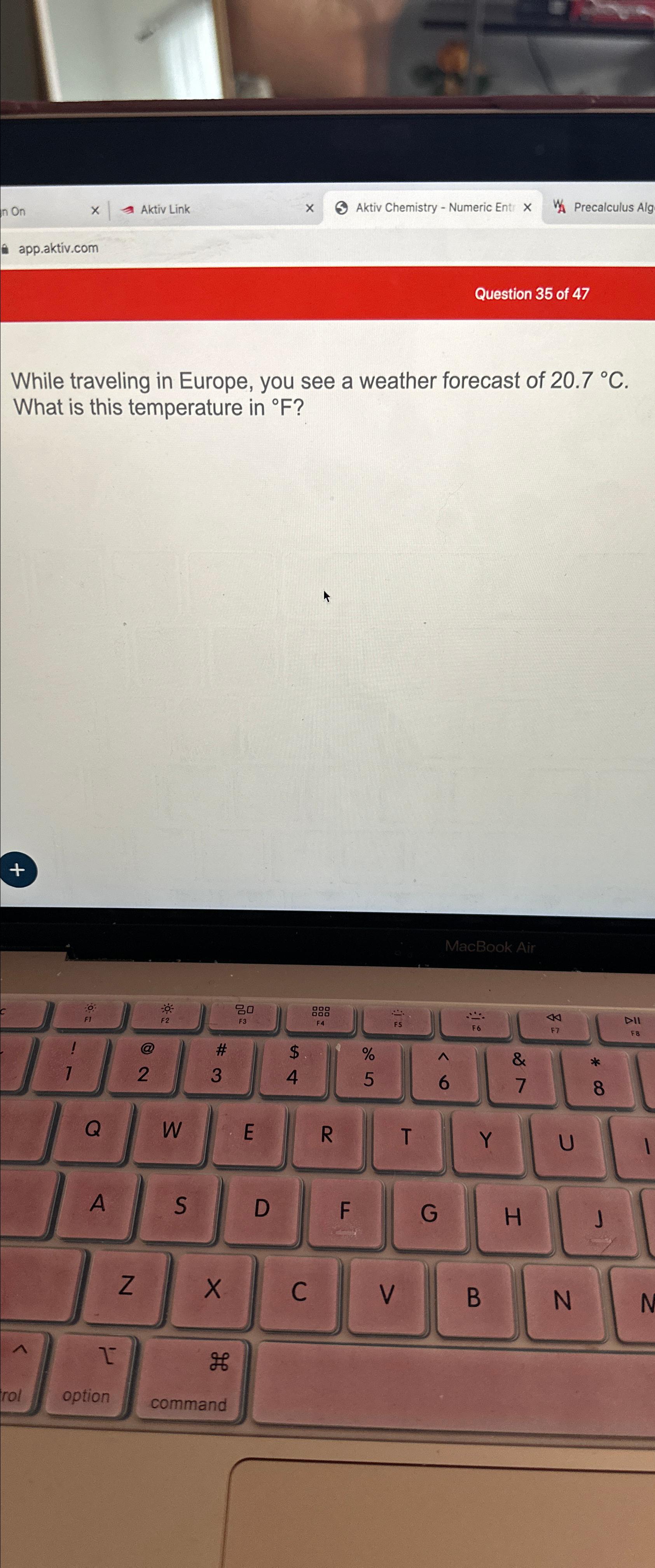 Solved Question 35 ﻿of 47While traveling in Europe, you see | Chegg.com