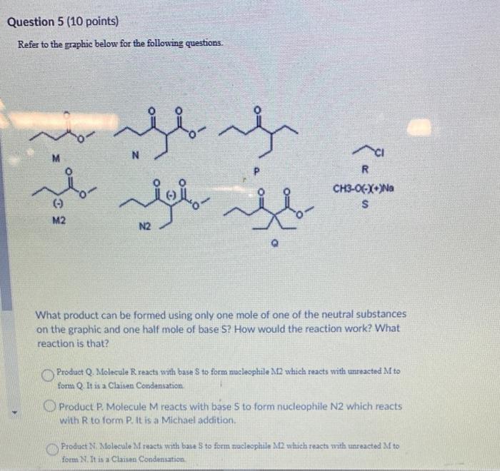 Solved Which one of structures P1-P10 corresponds to | Chegg.com