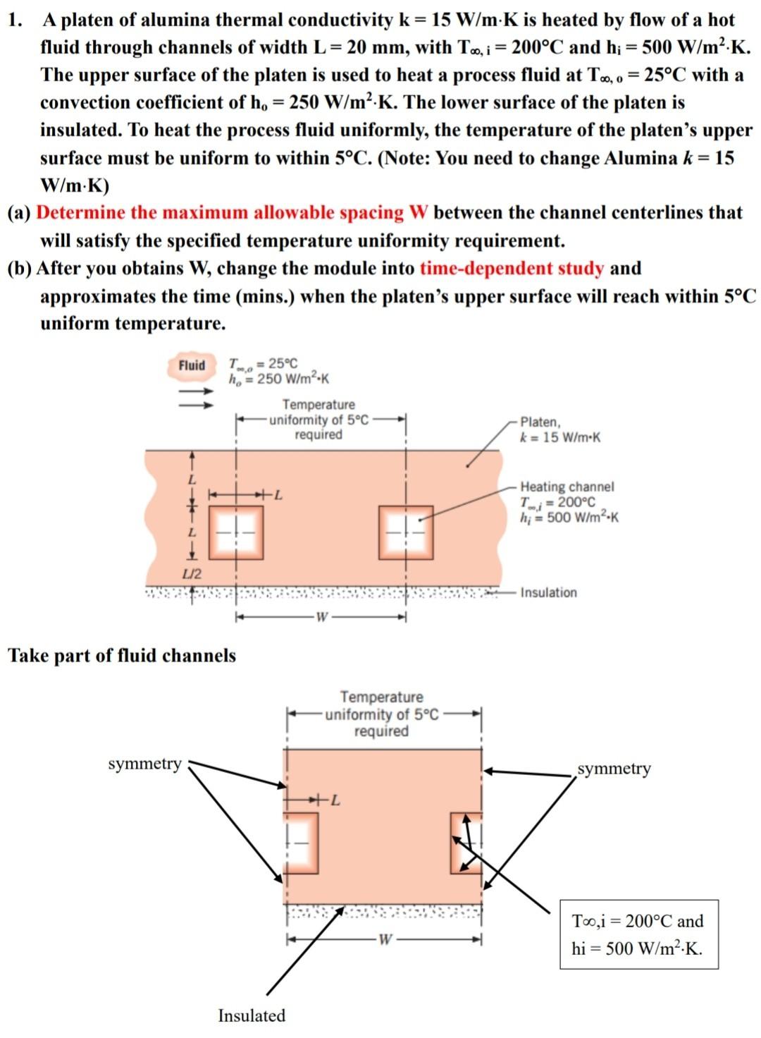 Solved This question was asked to be solved in COMSOL | Chegg.com