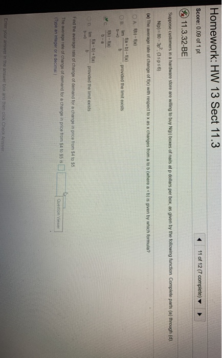 Solved Homework: HW 13 Sect 11.3 Score: 0.09 of 1 pt 11 of | Chegg.com