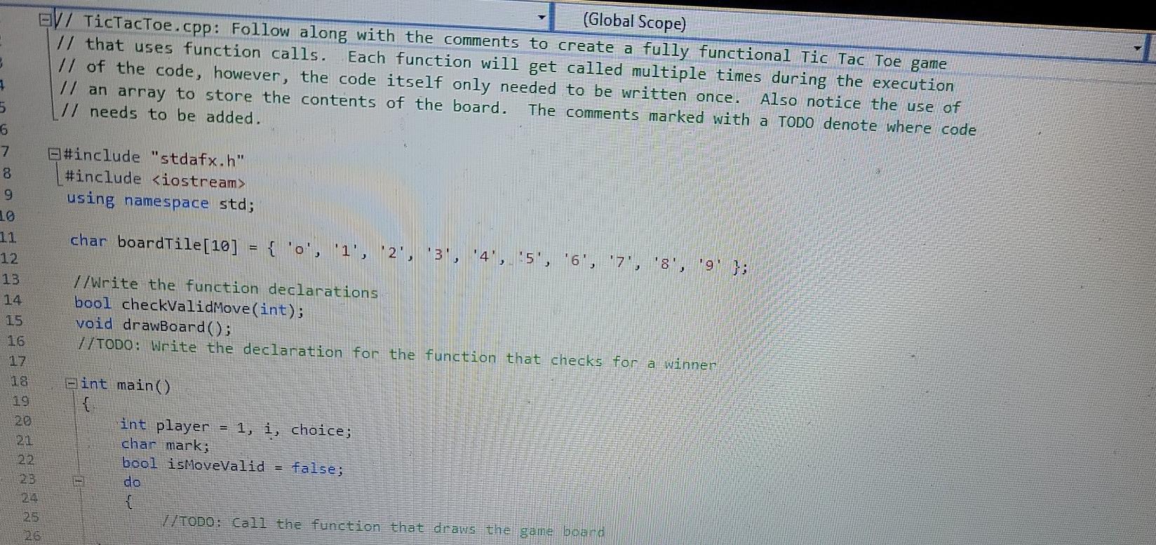 Solved 3-3 Fill in the Blank Assignment: Tic-Tac-Toe | Chegg.com