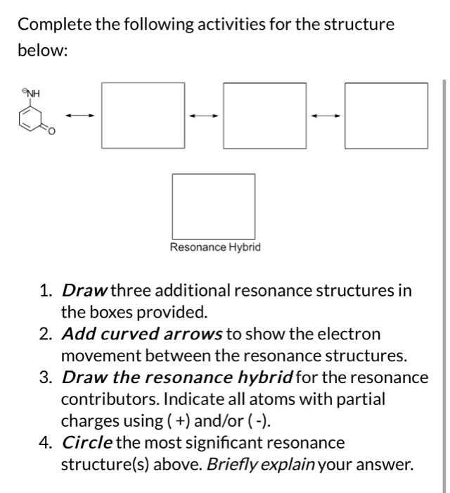 Solved Complete the following activities for the structure | Chegg.com