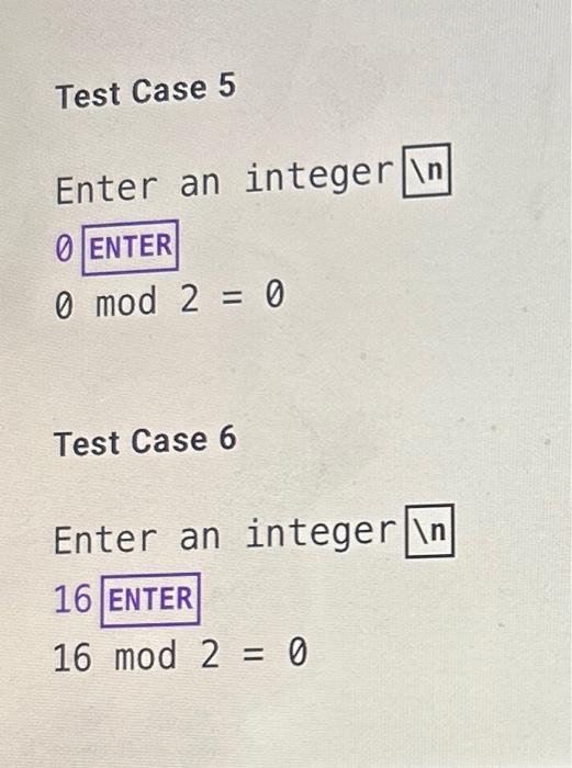 Solved 4 points Prompt the user for an integer. Output the | Chegg.com