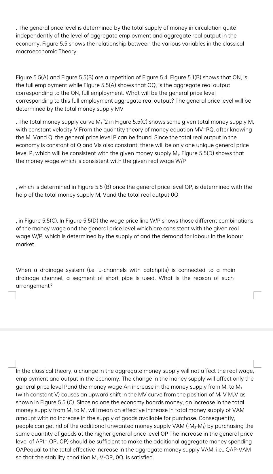 Solved . The general price level is determined by the total | Chegg.com