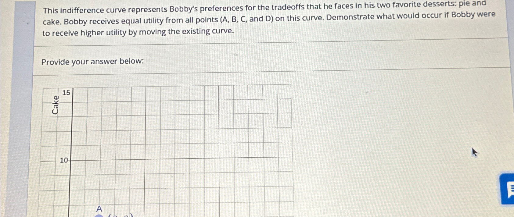 Solved This indifference curve represents Bobby's | Chegg.com
