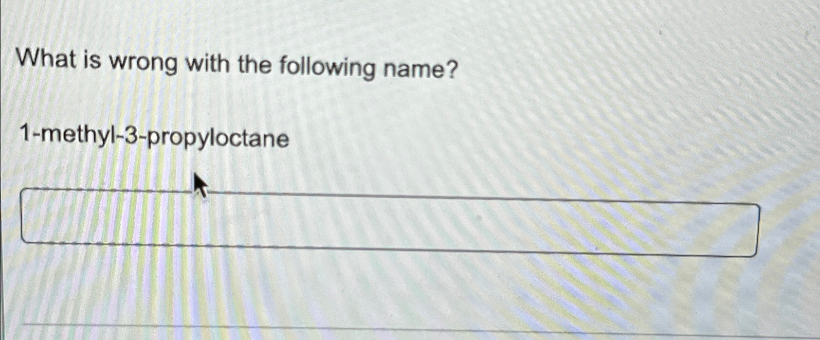 Solved What is wrong with the following | Chegg.com
