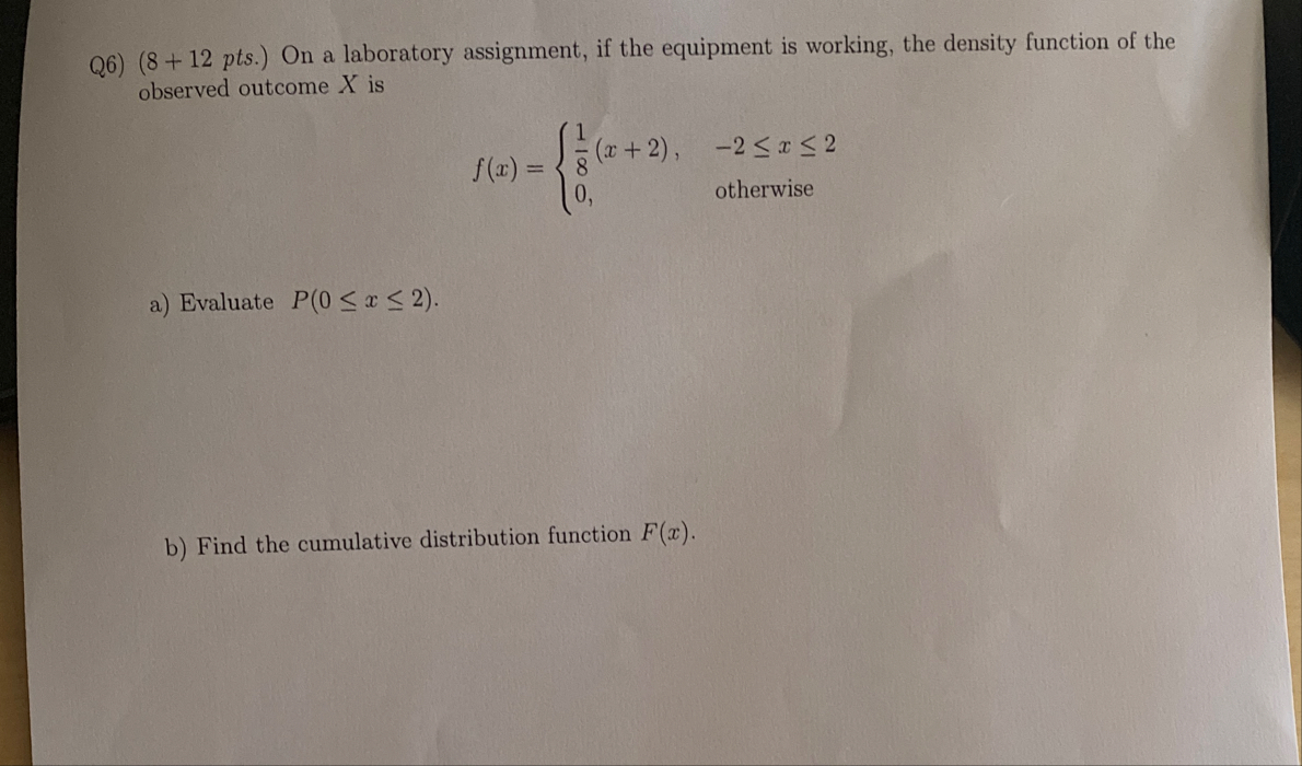 Solved Q6) ( 8 12 ﻿pts.) ﻿On a laboratory assignment, if the | Chegg.com
