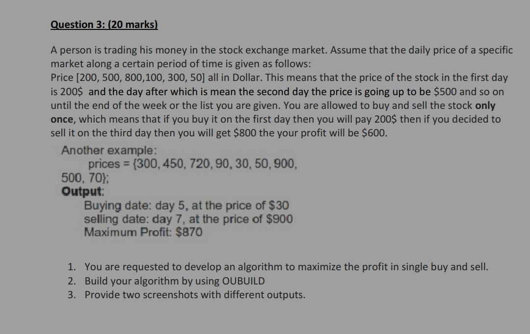 Solved Plz read the Question clearly , i need OUBUILD build | Chegg.com