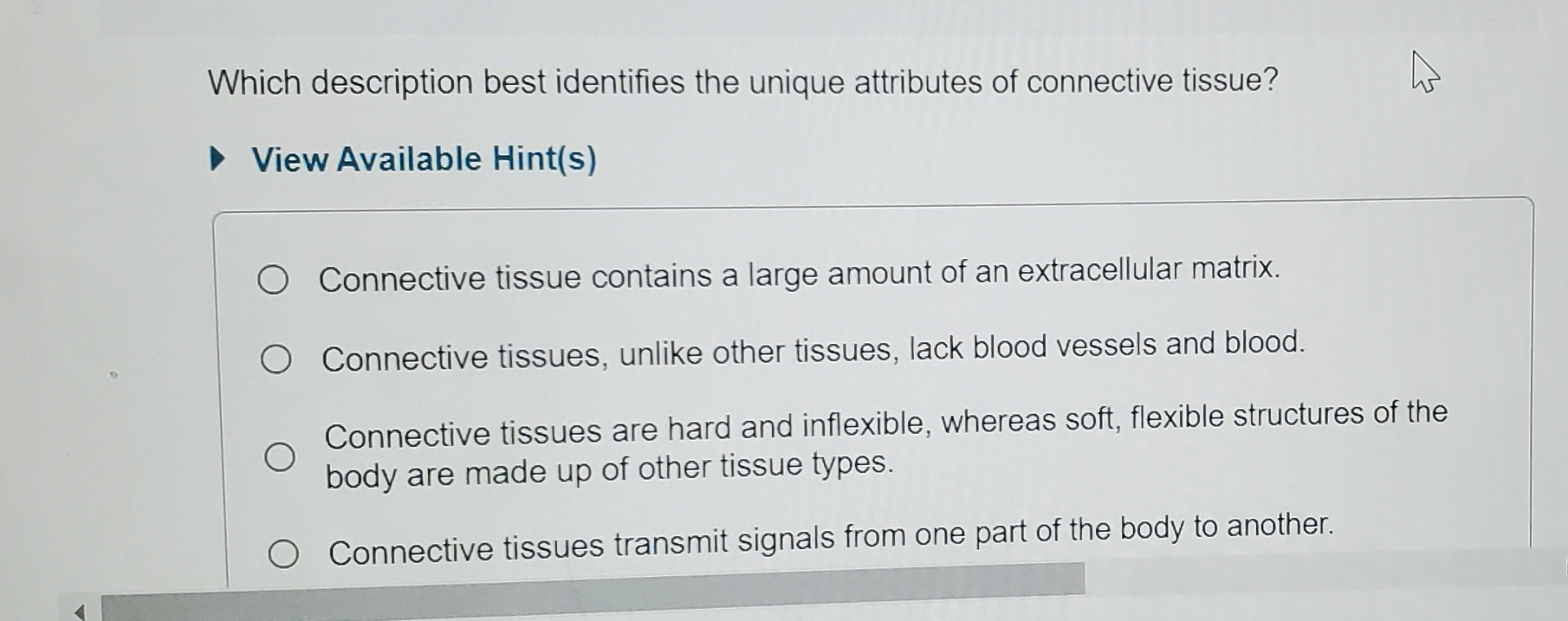 Solved Which description best identifies the unique | Chegg.com