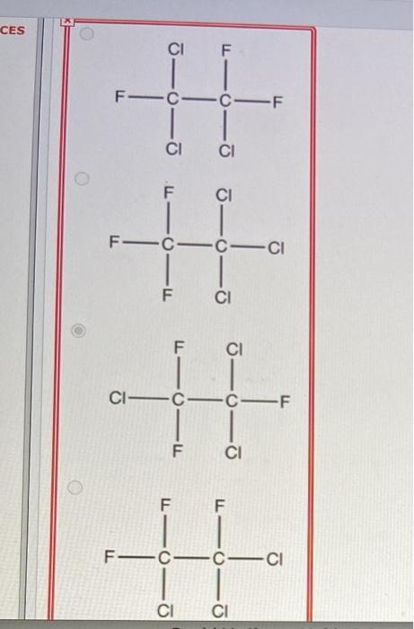 Solved CES Select the structure that is a constitutional | Chegg.com