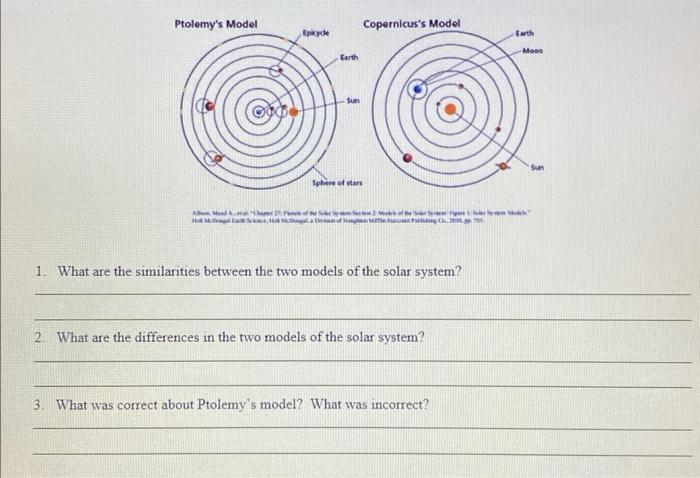 Solved 1. What are the similarities between the two models | Chegg.com