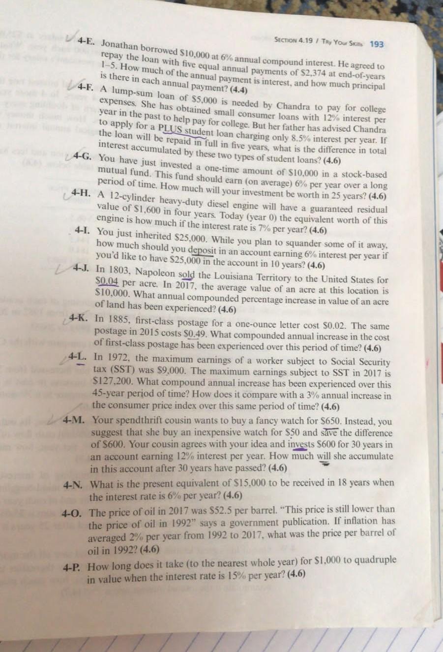 Solved our Skills The number in parentheses that follows | Chegg.com