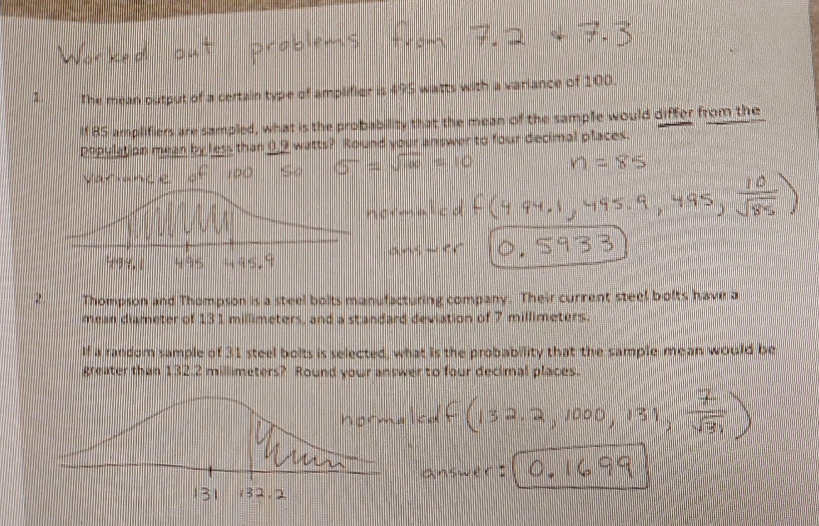 Draw pictures and show all work like on the worked | Chegg.com