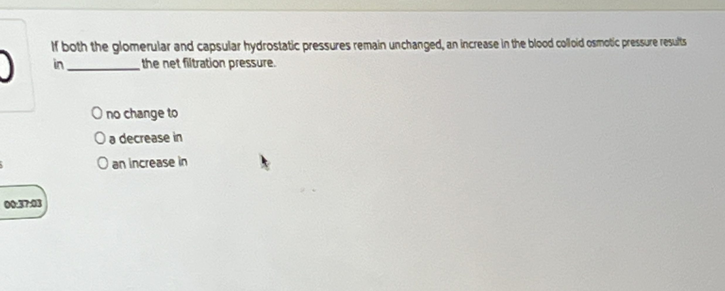 Solved If both the glomerular and capsular hydrostatic | Chegg.com