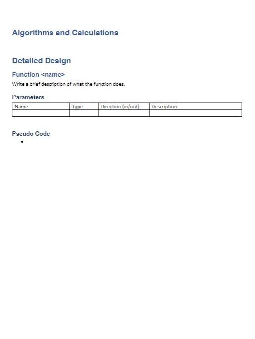 Solved Implementation-Design-Template-1.docx Student Name | Chegg.com