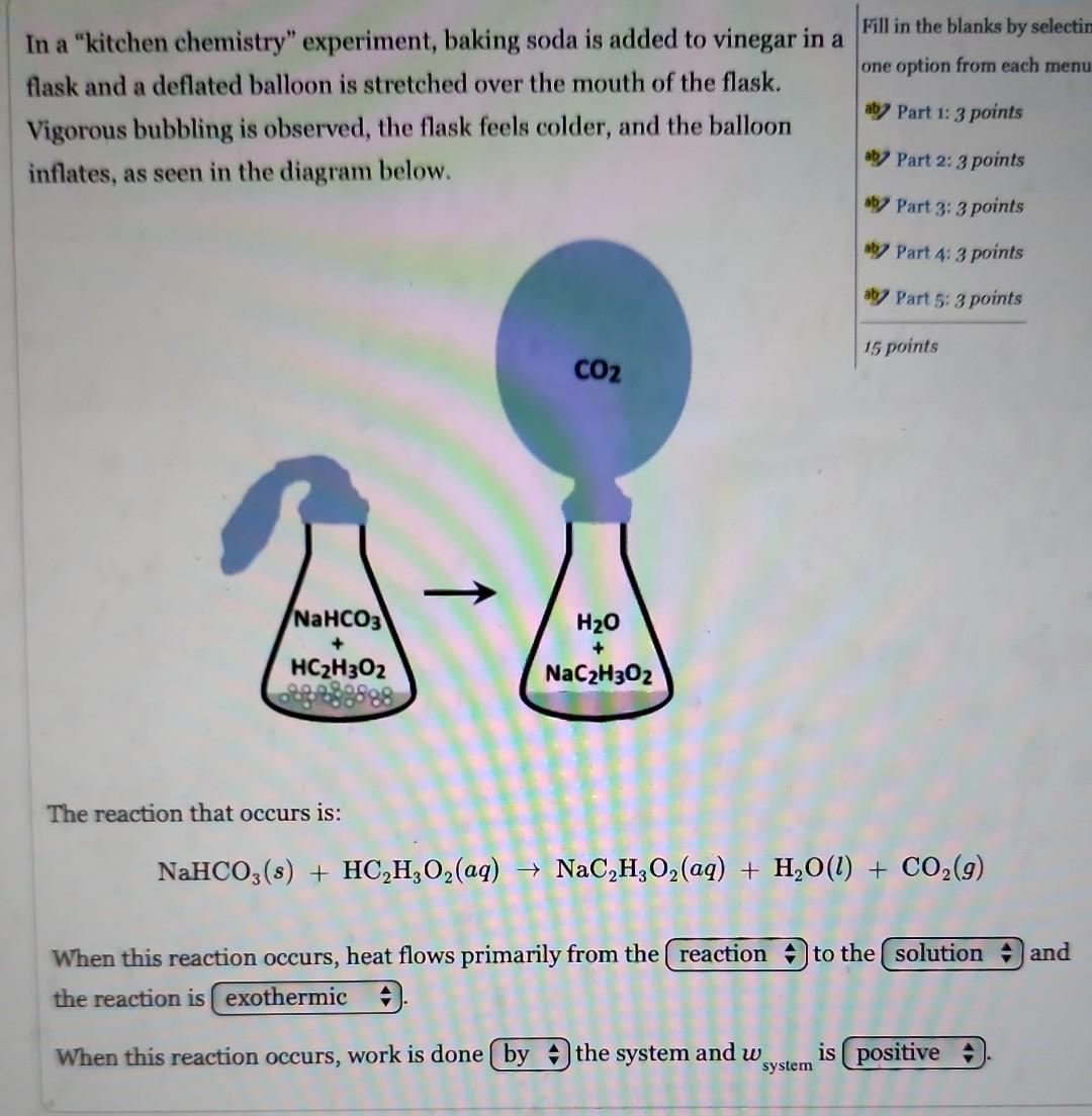 Solved The reaction that occurs is: | Chegg.com