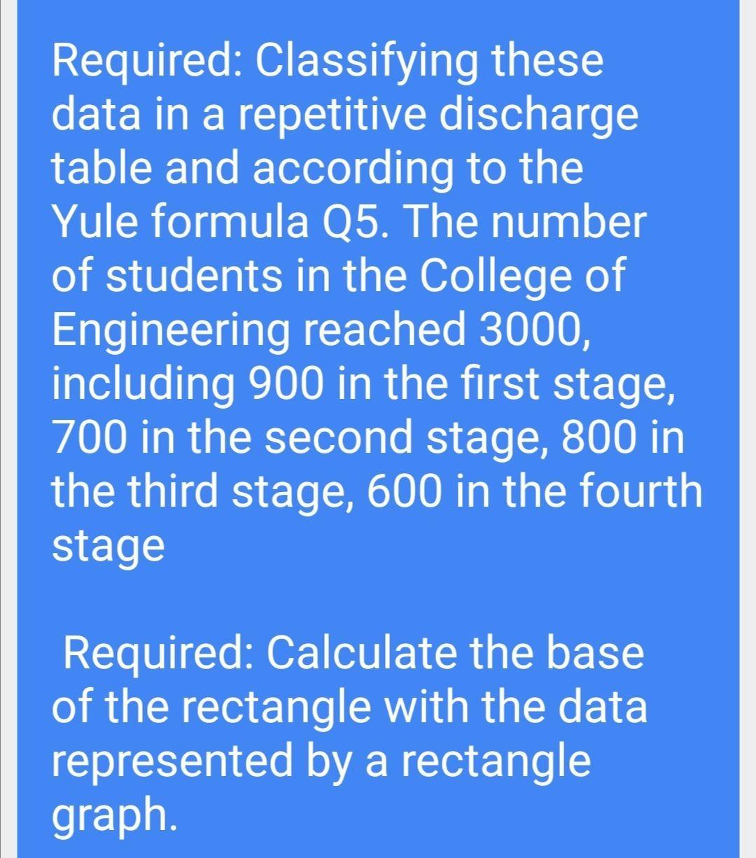 Solved Required: Classifying these data in a repetitive | Chegg.com