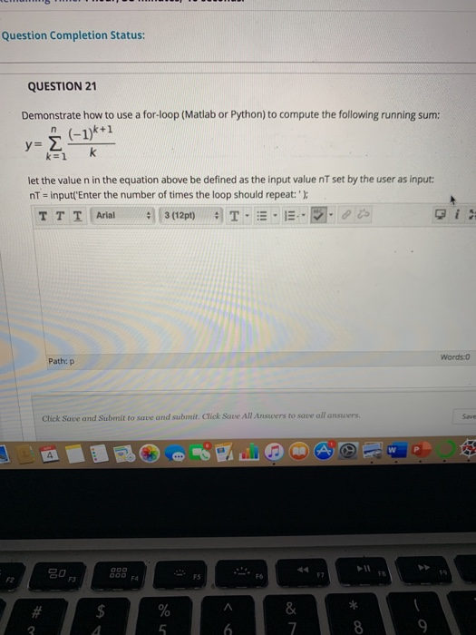 Solved Question Completion Status: QUESTION 21 Demonstrate | Chegg.com